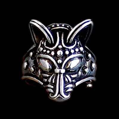 Viking Wolf Rings in 925 Sterling Silver - The Viking Dragon