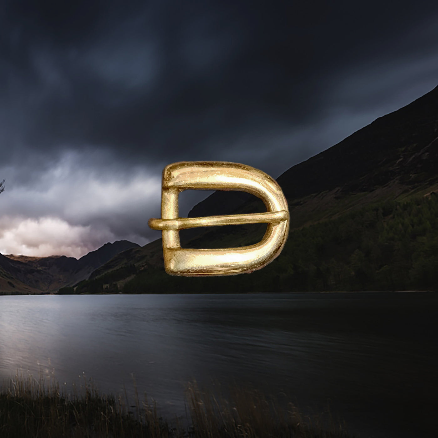 Plain Brass D-Buckles For Reenactment Viking Belts