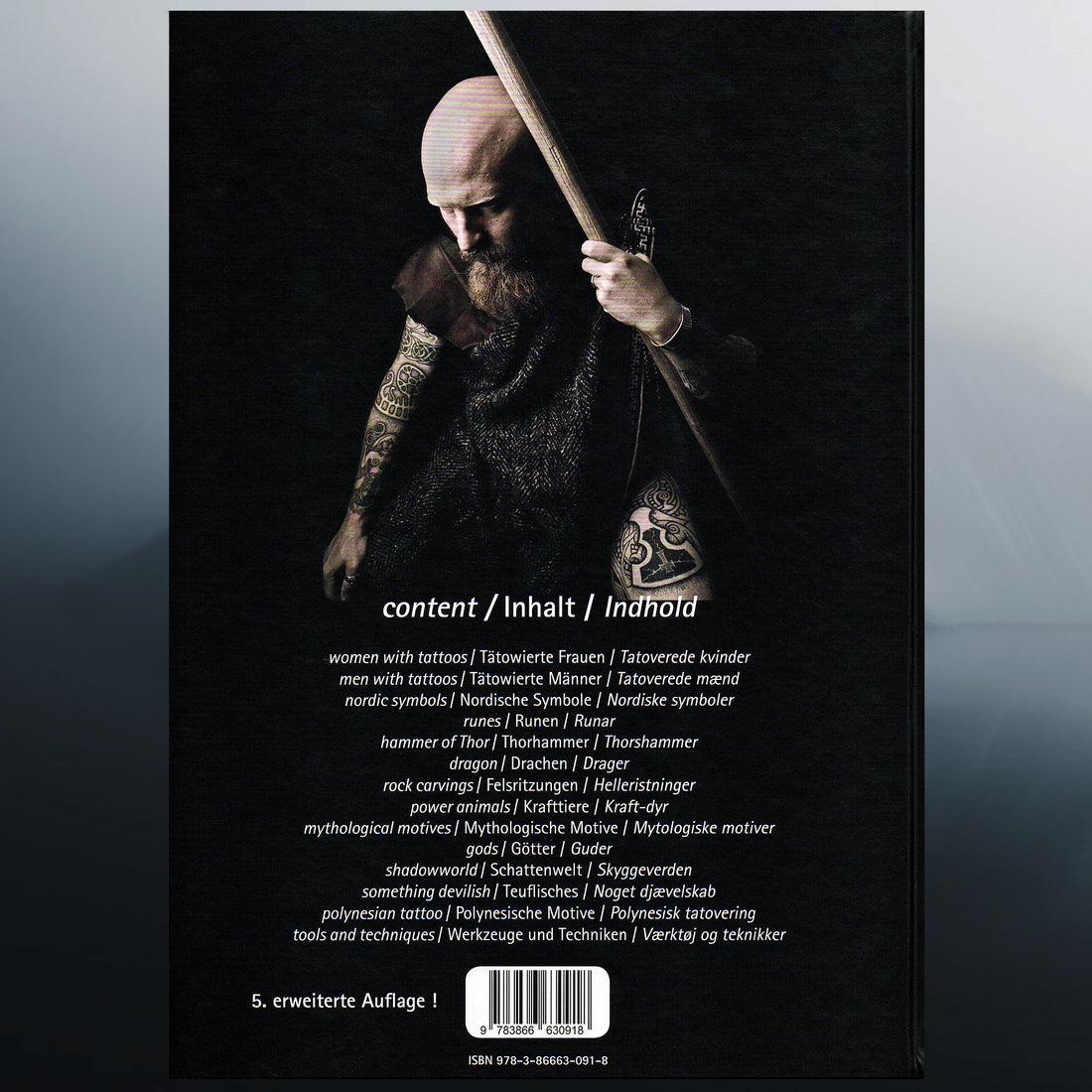 Hardcover Nordic Tattoo Book by Kai Uwe Faust - 5th Edition