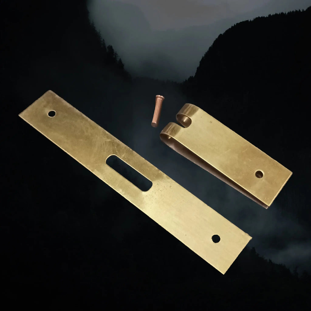 19mm (0.75 inch) Wide Brass Buckle Plate - Reenactment Belts