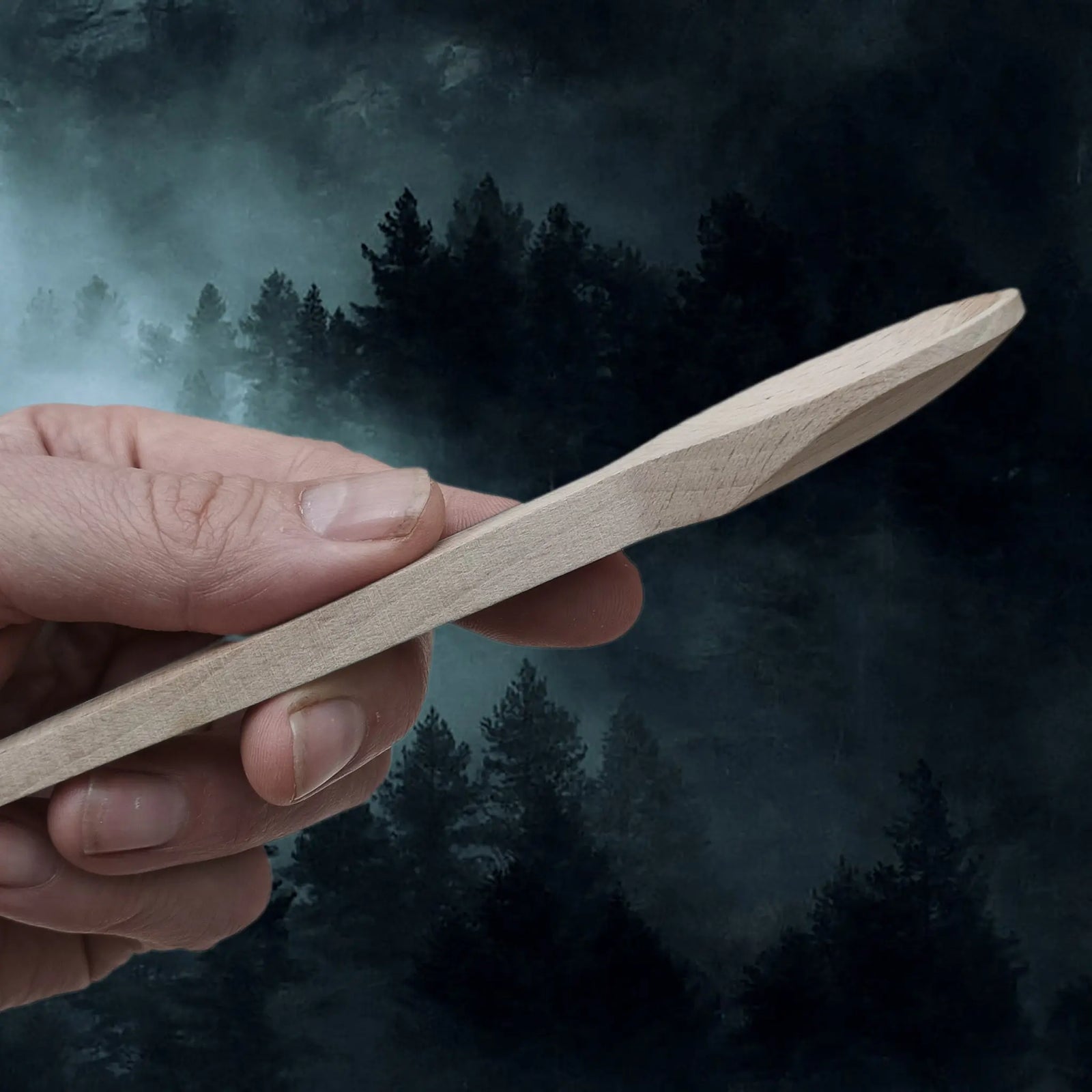 Large Wooden Viking / Medieval Spoon
