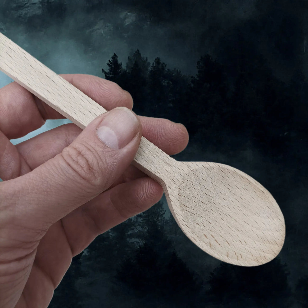 Large Wooden Viking / Medieval Spoon
