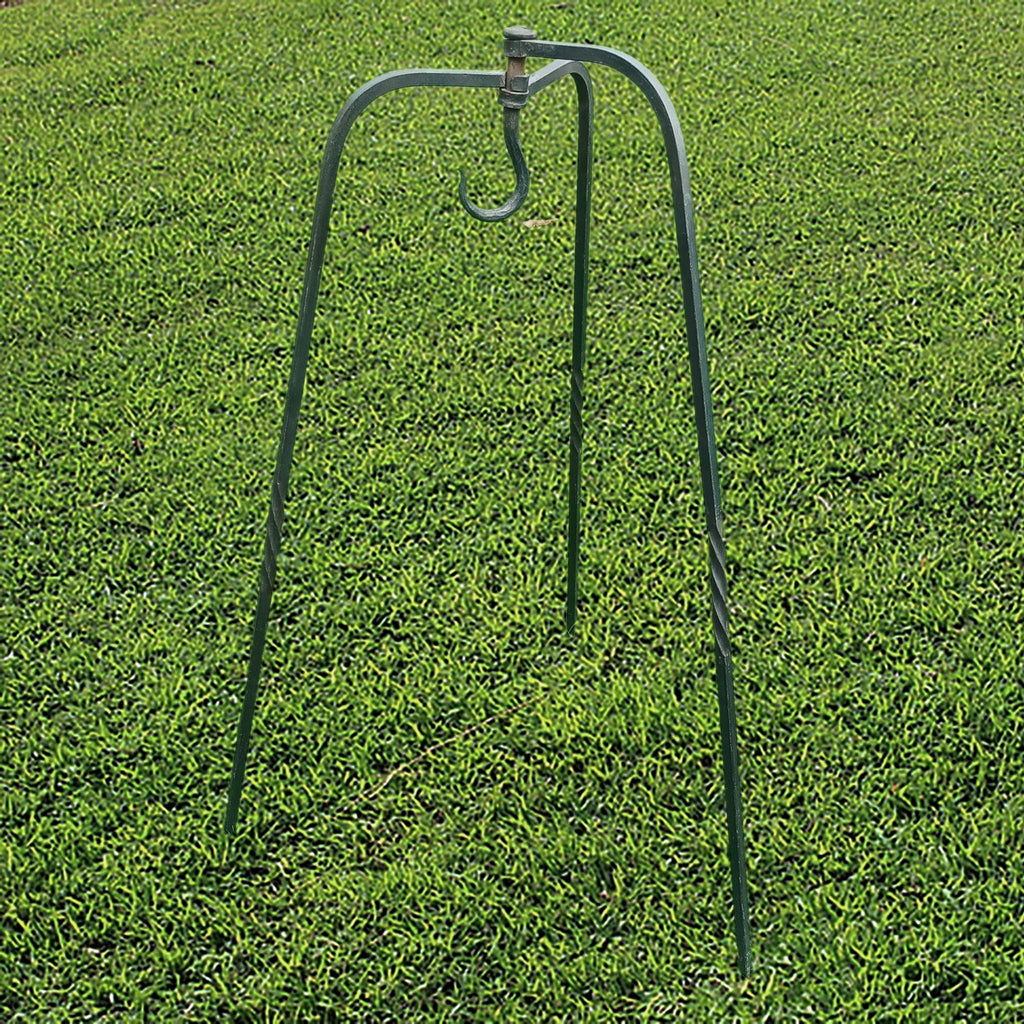 Medium, Hand-Forged Iron Tripod Cooking Stand
