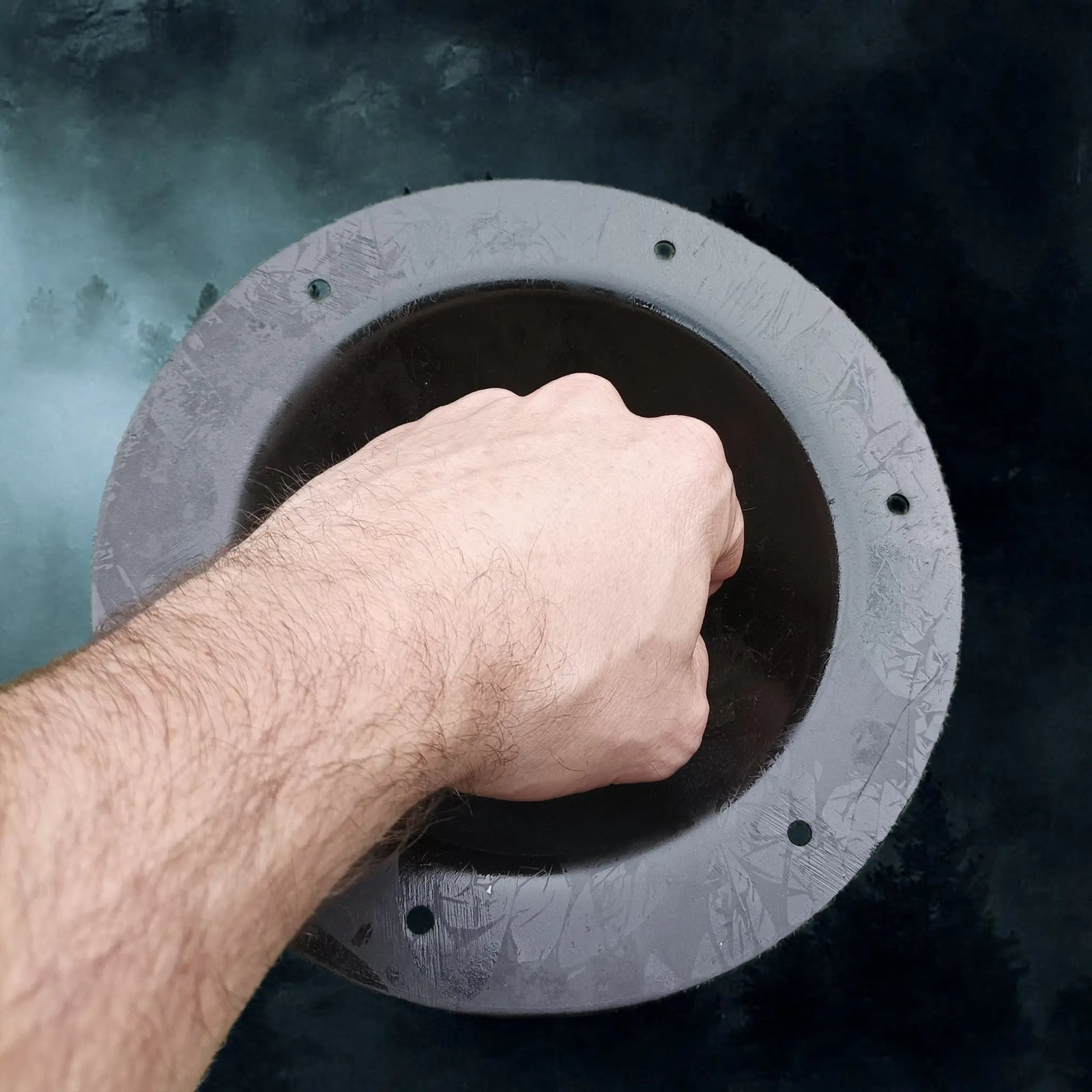 Domed Viking Shield Boss with Rivet Holes - Protection Gear