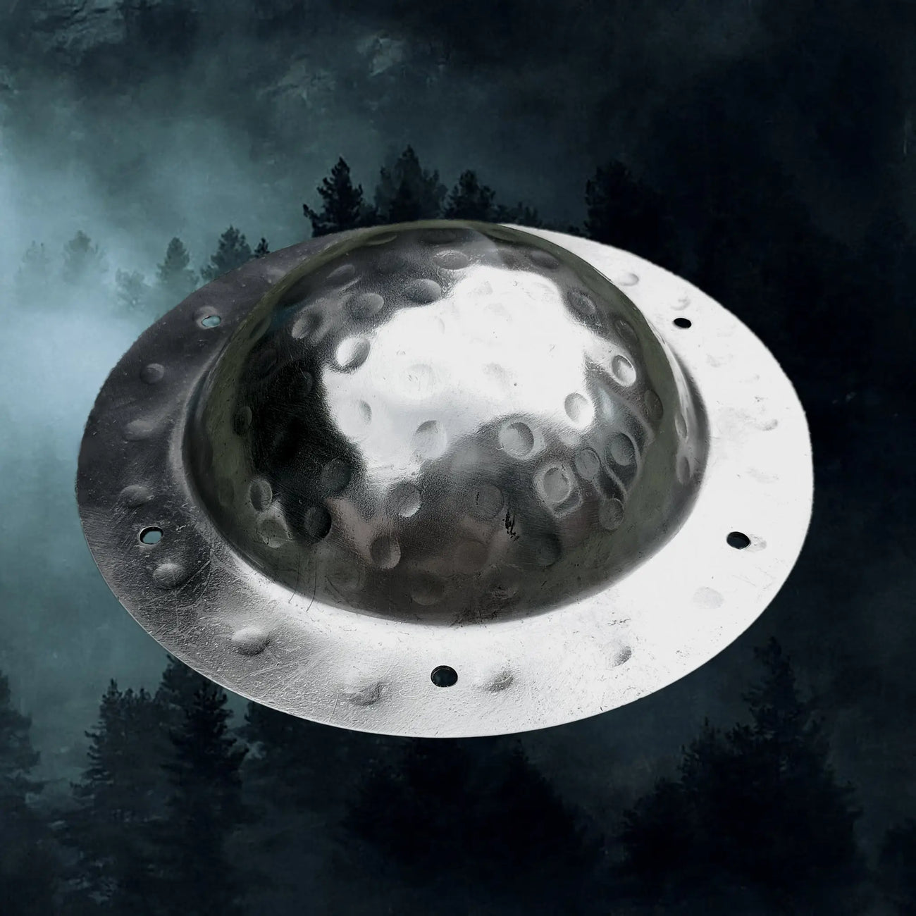 Domed Viking Shield Boss with Rivet Holes - Protection Gear