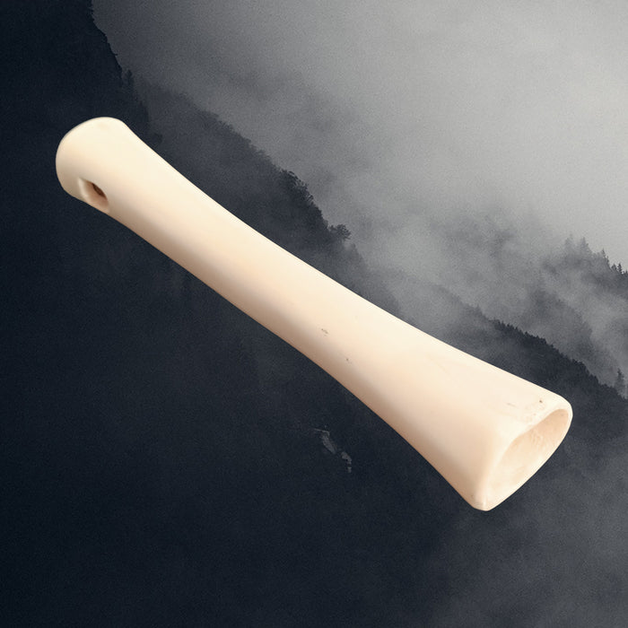 Replica of a Viking Age Bone Whistle with Wooden Reed