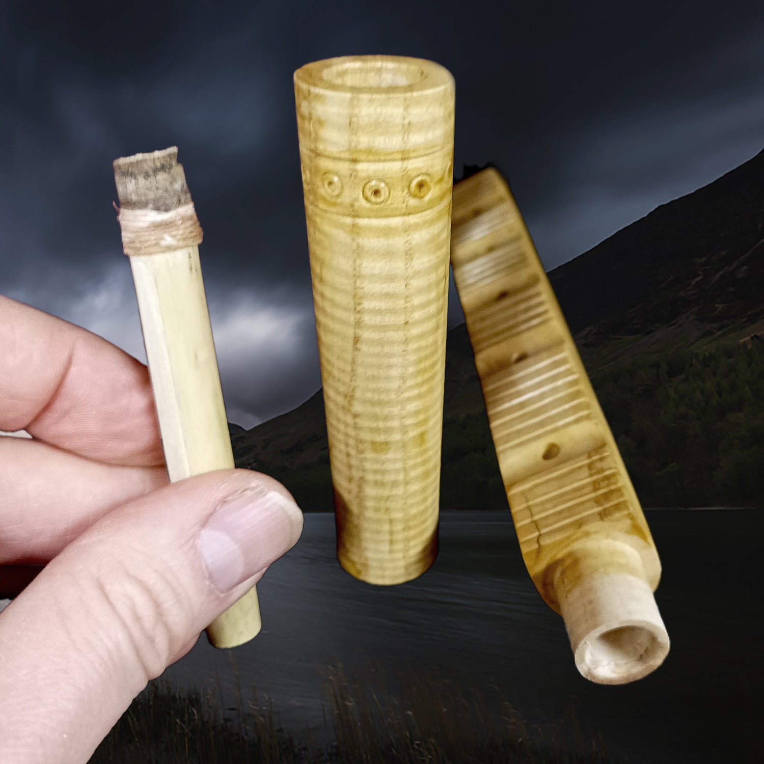 Handmade Replica Viking Age Pipe Flute from Falster, Denmark