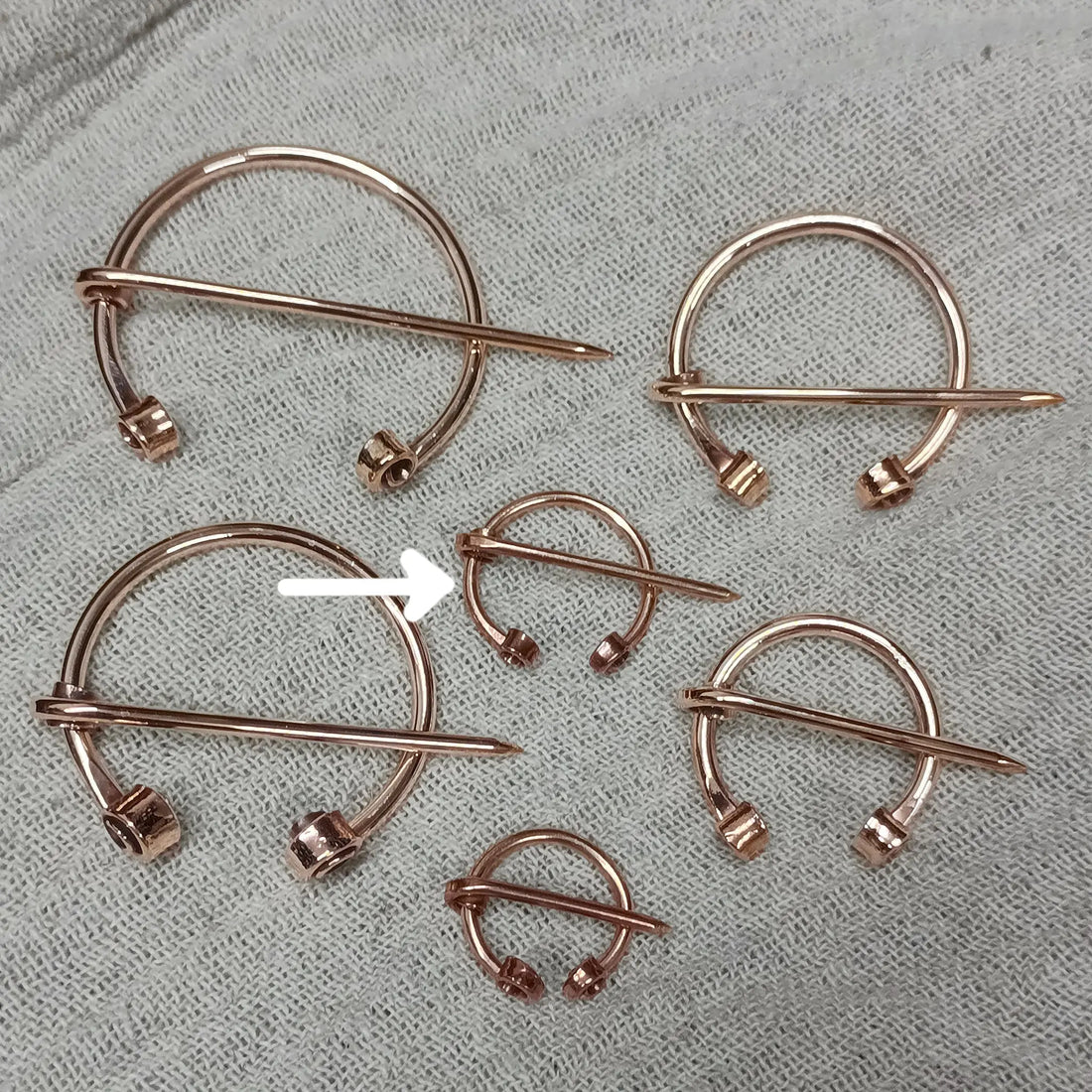 Bronze Clothes Pin - Viking Reenacment Clothing Accessories