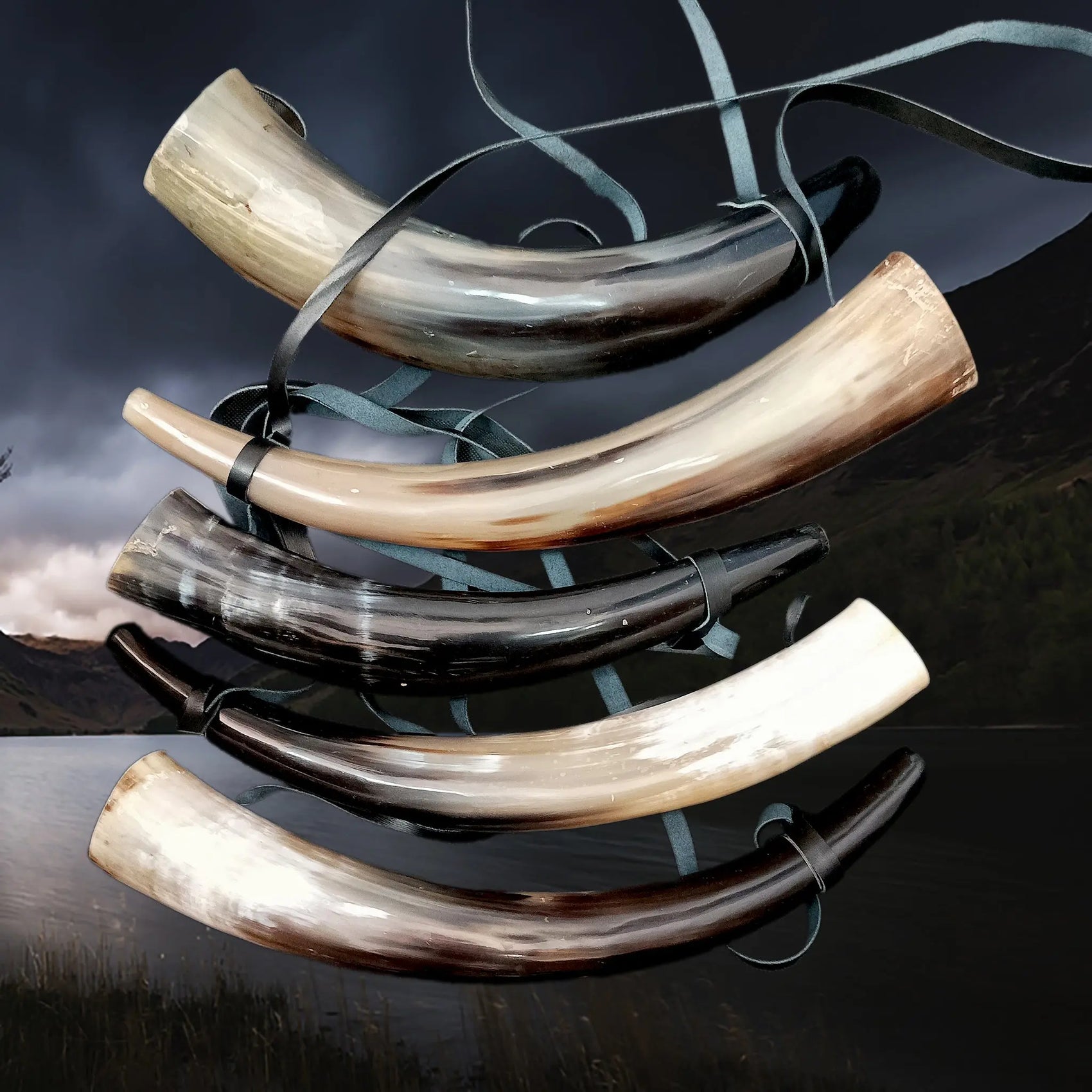Medium Polished Viking Blowing Horn / Bugle