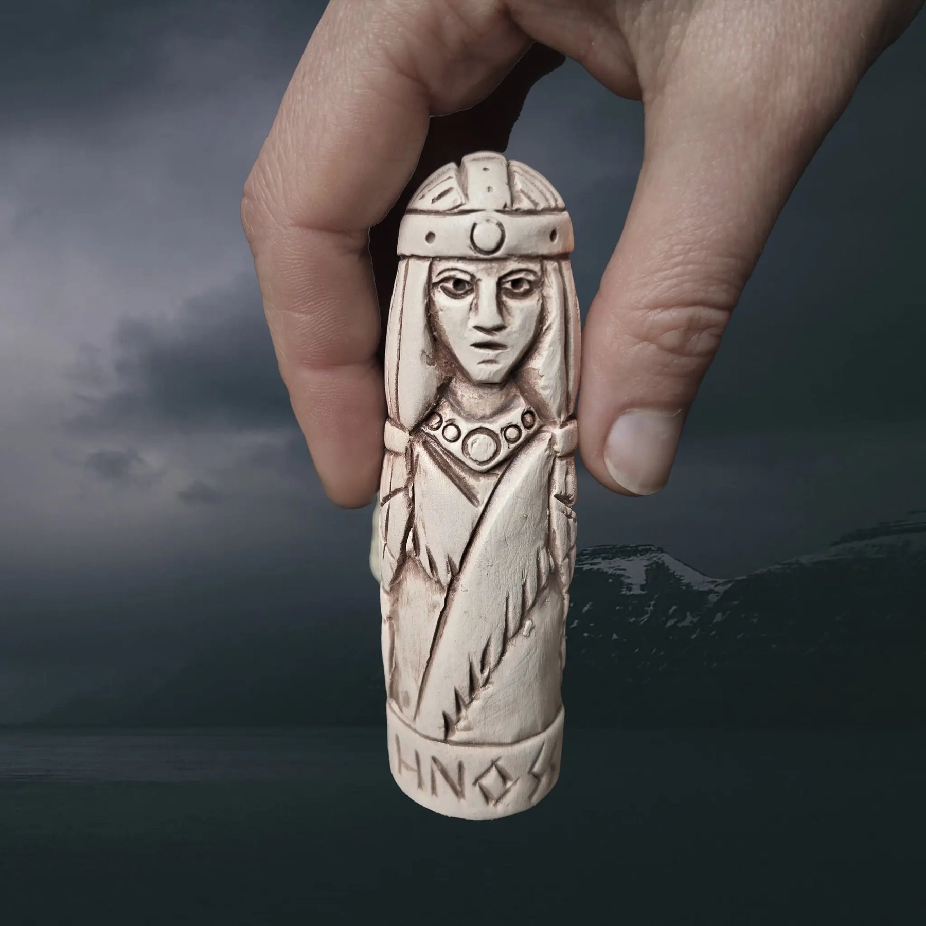 Hand-Crafted Ceramic Hnoss Statuette - Asatru / Heathen Supplies