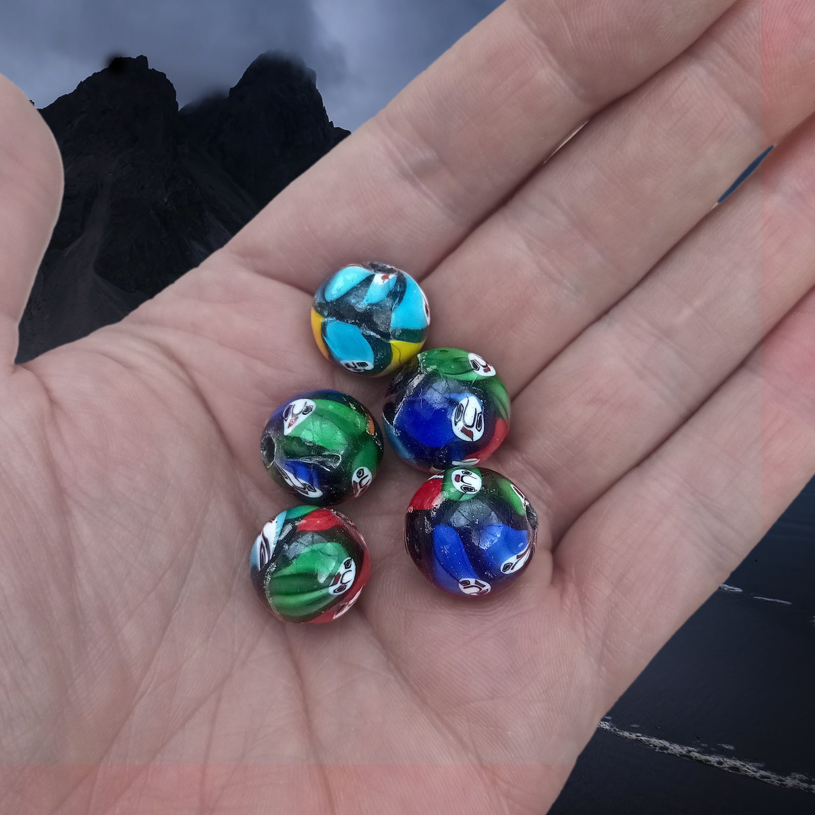 Glass Viking Beads From Birka to make Viking Bead Necklaces