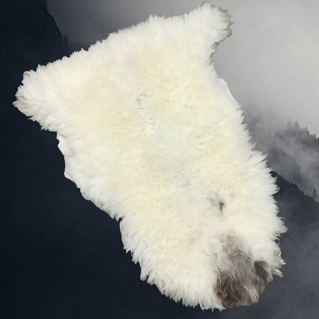 Large White Sheep Fleece - Viking Accessories - Hides & Skins