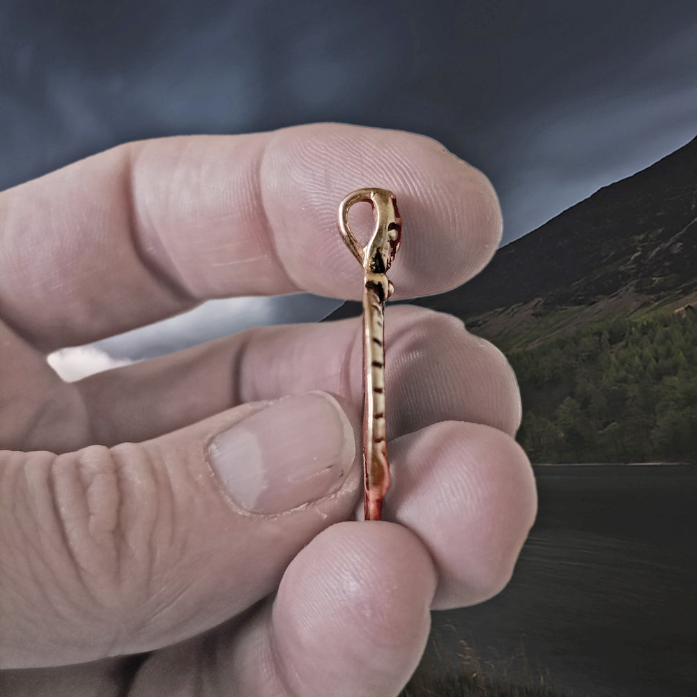 Large Bronze Circular Freya Pendant - Viking Pendants