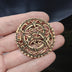 Large Bronze Saxon Pitney Brooch - Replica Saxon Jewelry
