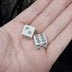 Large Bone Dice With Dot & Rings Marks for Viking Dice Games