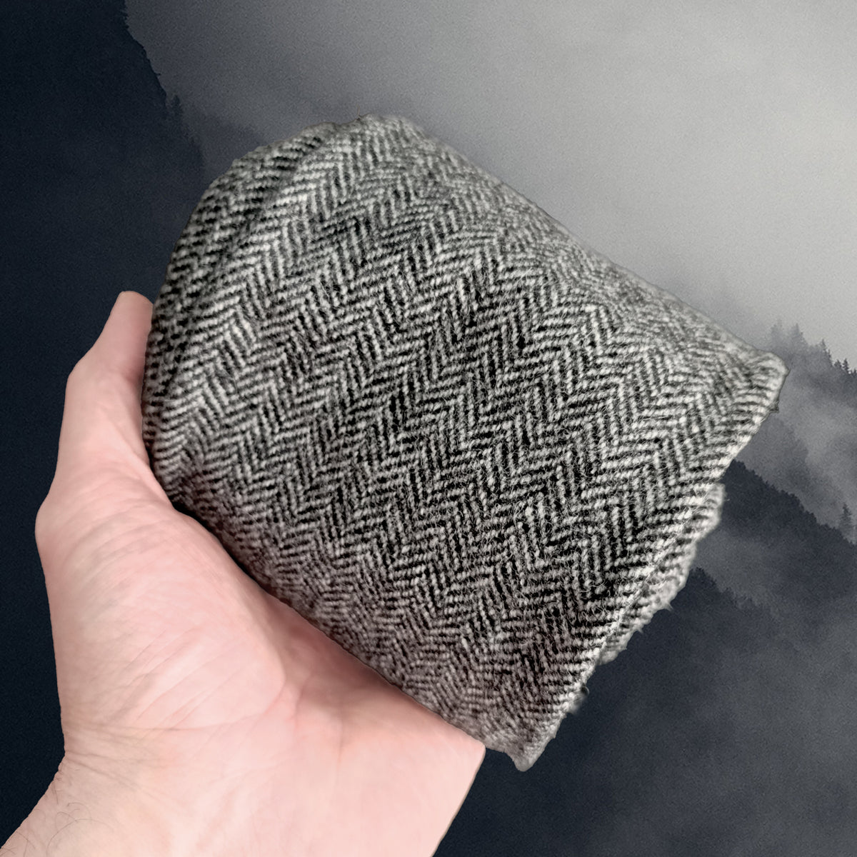 Wool Viking Leg Wraps / Winingas in Herringbone Weave