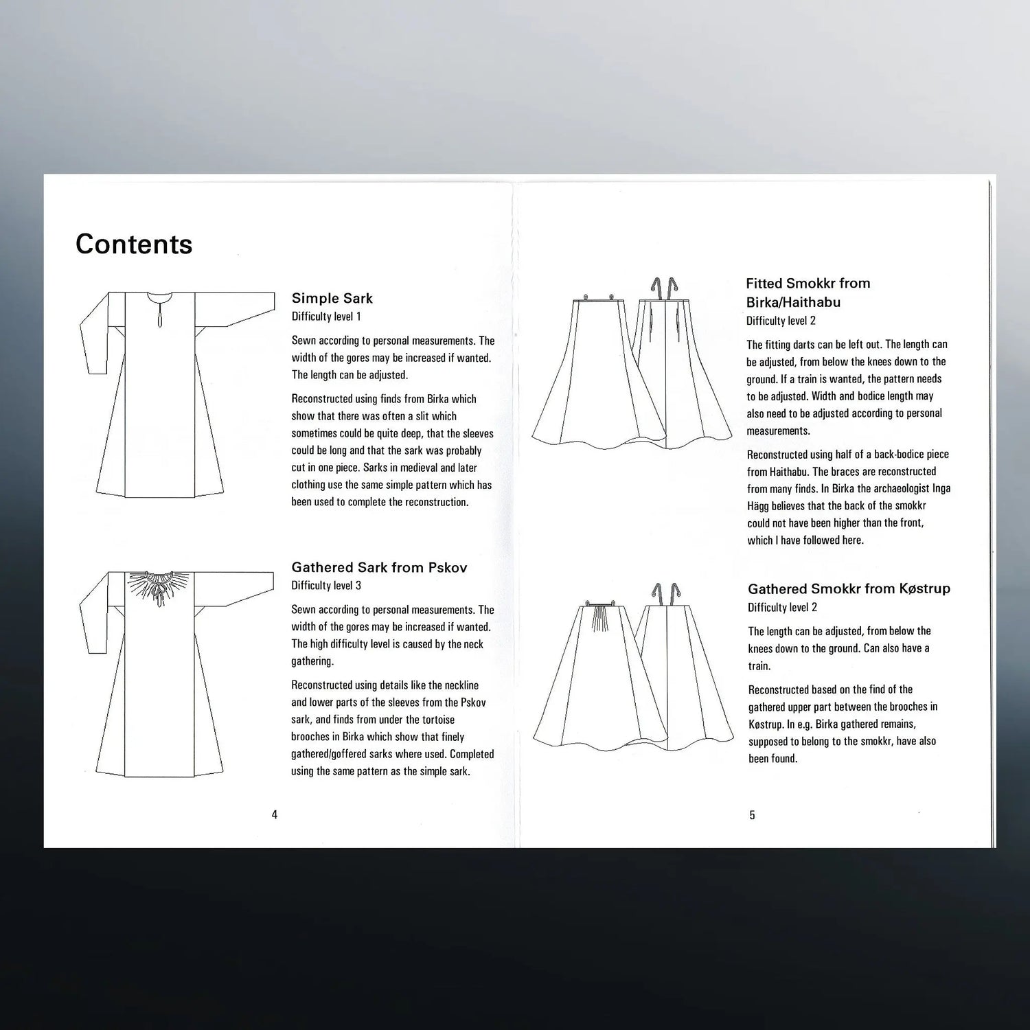 Viking Age Clothing - Sark & Smokkr Book - Susanna Broome