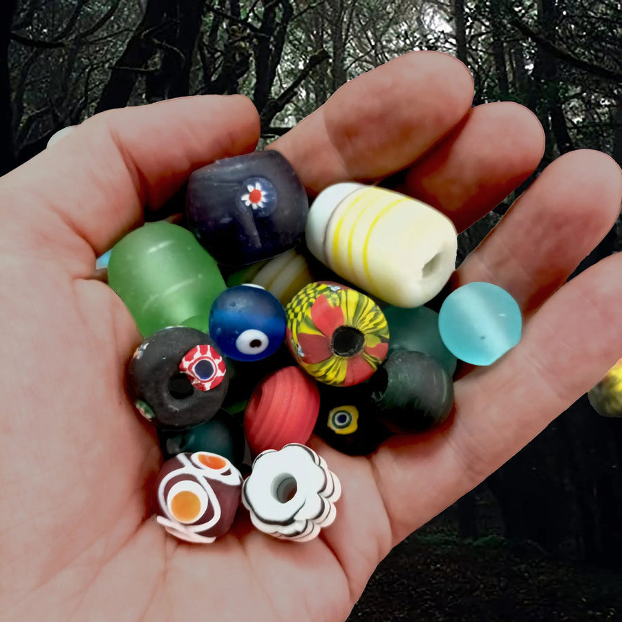 Glass Viking Beads From Birka to make Viking Bead Necklaces