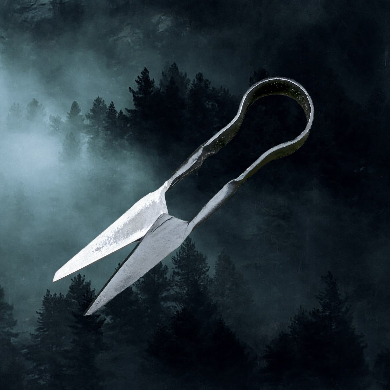 Hand-Forged Small Snips for Viking Leather Crafts - Viking Accessories