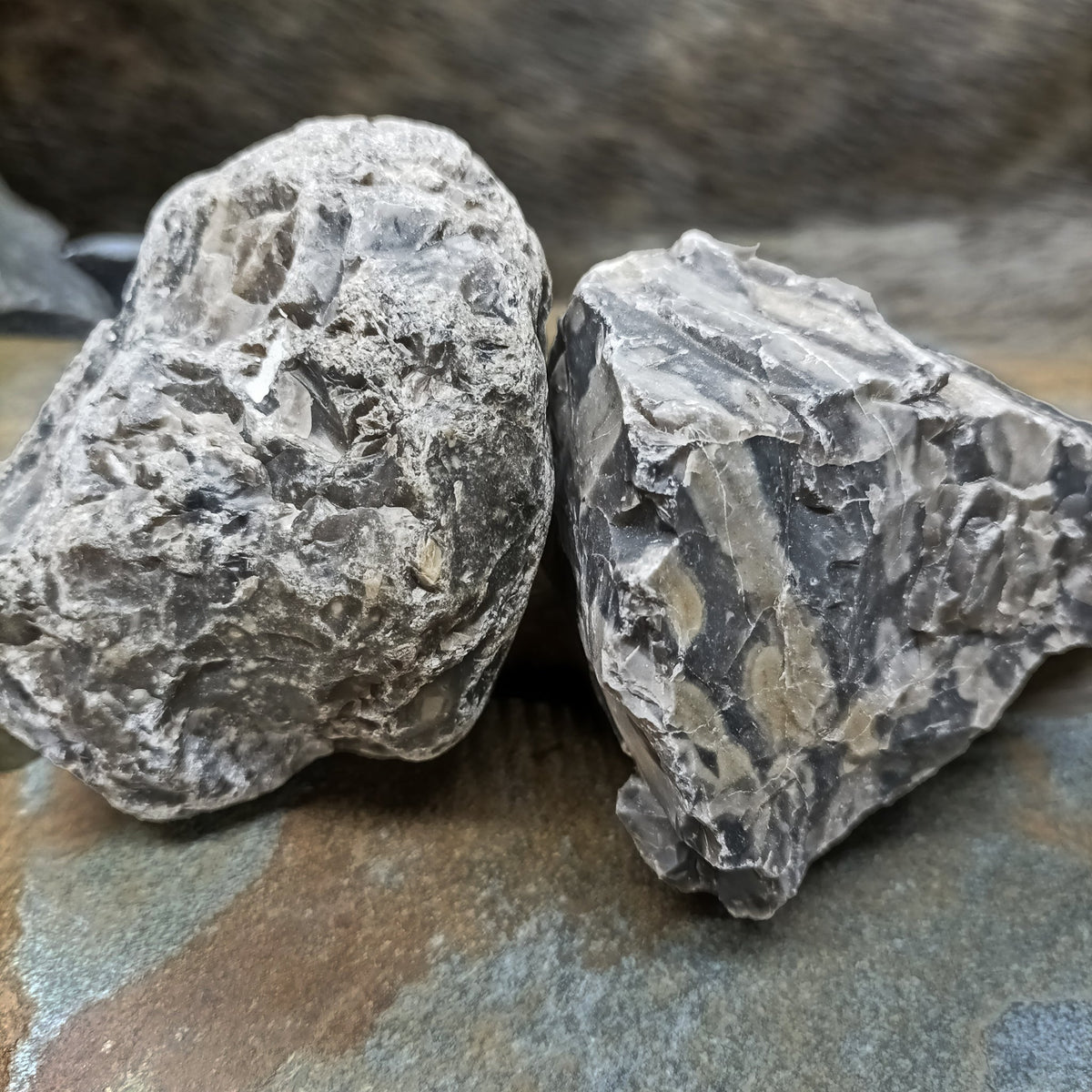 Flint Chunks / Flint Stones for Fire Lighting or Flint Knapping