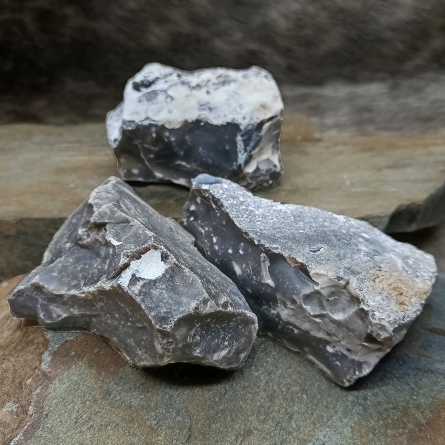 Flint Chunks / Flint Stones for Fire Lighting or Flint Knapping