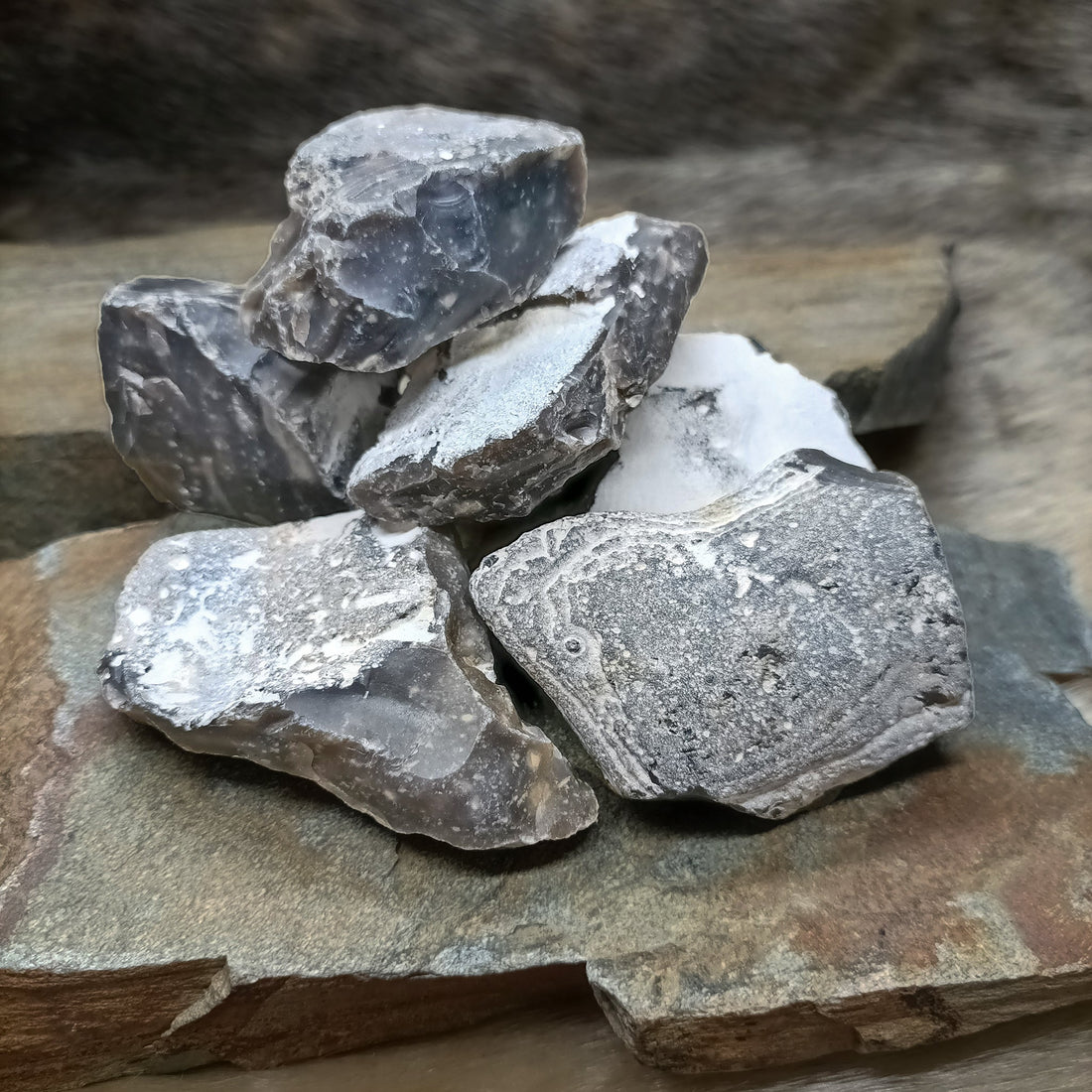 Flint Chunks / Flint Stones for Fire Lighting or Flint Knapping