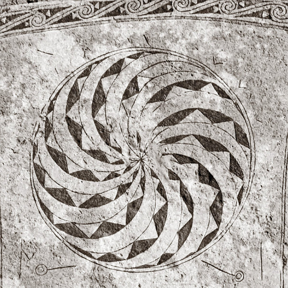 Bronze Sun Wheel Pendant - Odin Pendant - Viking Jewelry