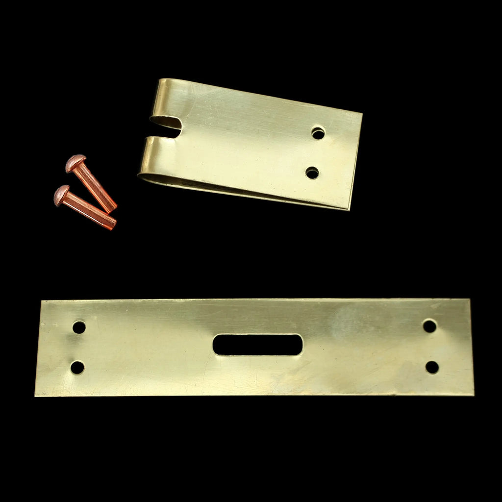 Brass Buckle Plate for Reenactment Belts - Viking Clothing