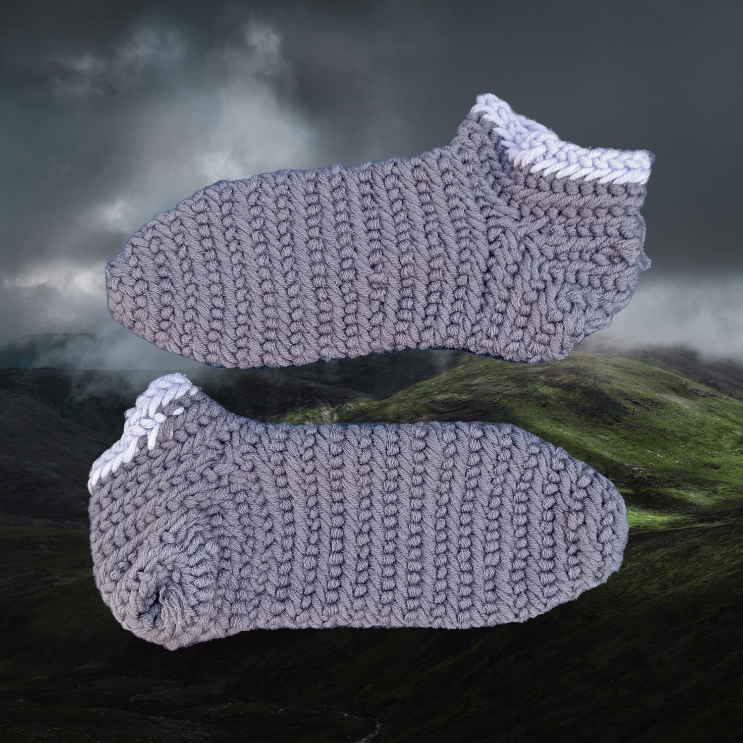 Wool Viking Nalbinding Socks for Viking Reenactment