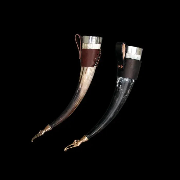 Small Custom Viking Drinking Horn - Viking Feasting Supplies