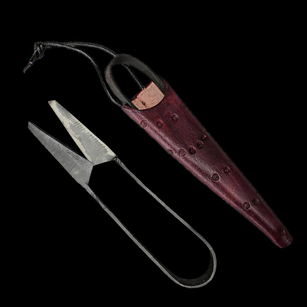 Hand-Forged Medium Snips for Viking Leather Craft - Viking Accessories