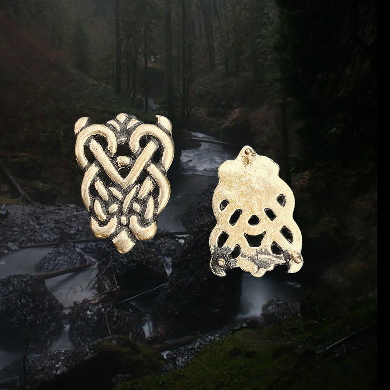 Bronze Ringerike Style Buckle Set - Viking Belt Fittings