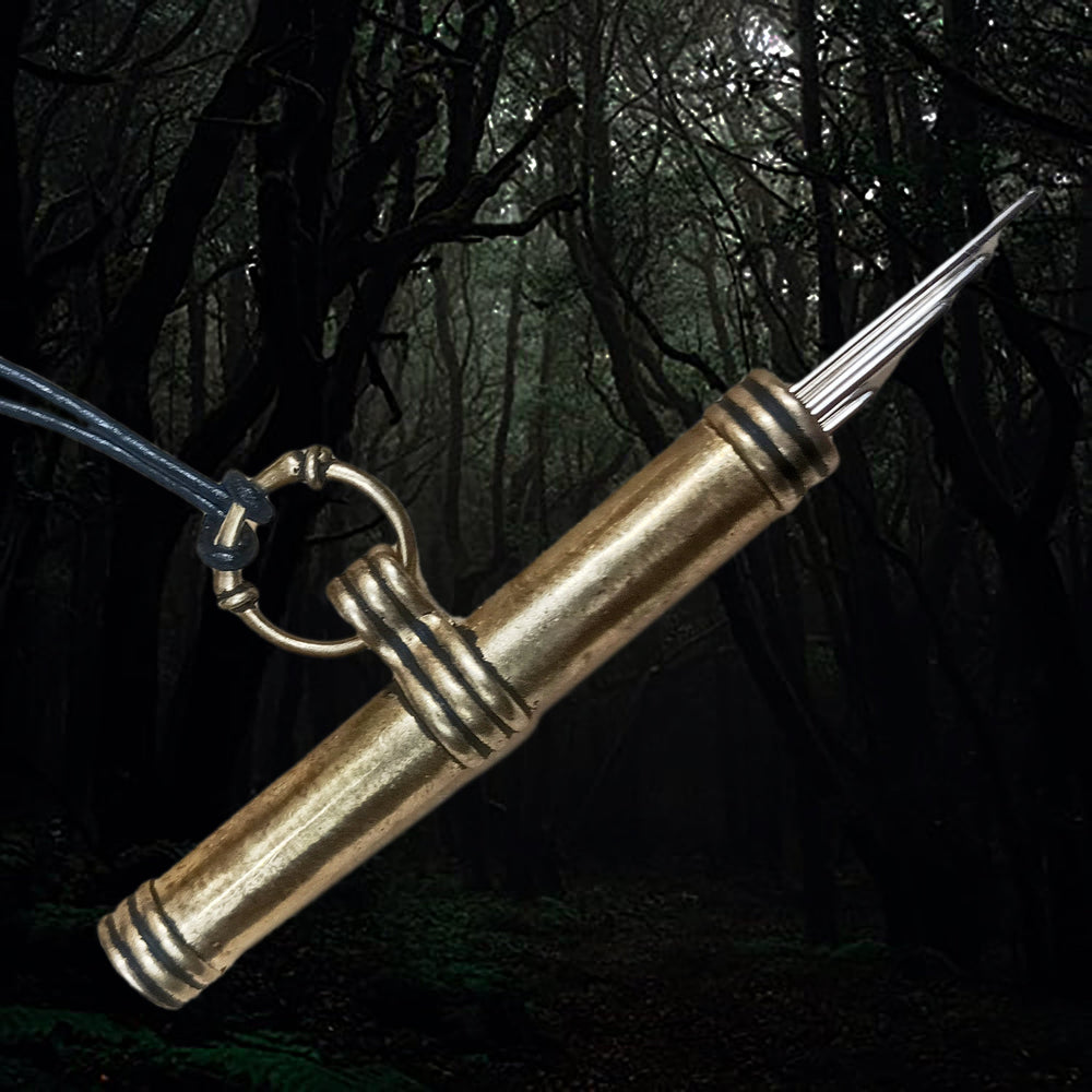 Bronze Replica Viking Needle Case from Sweden