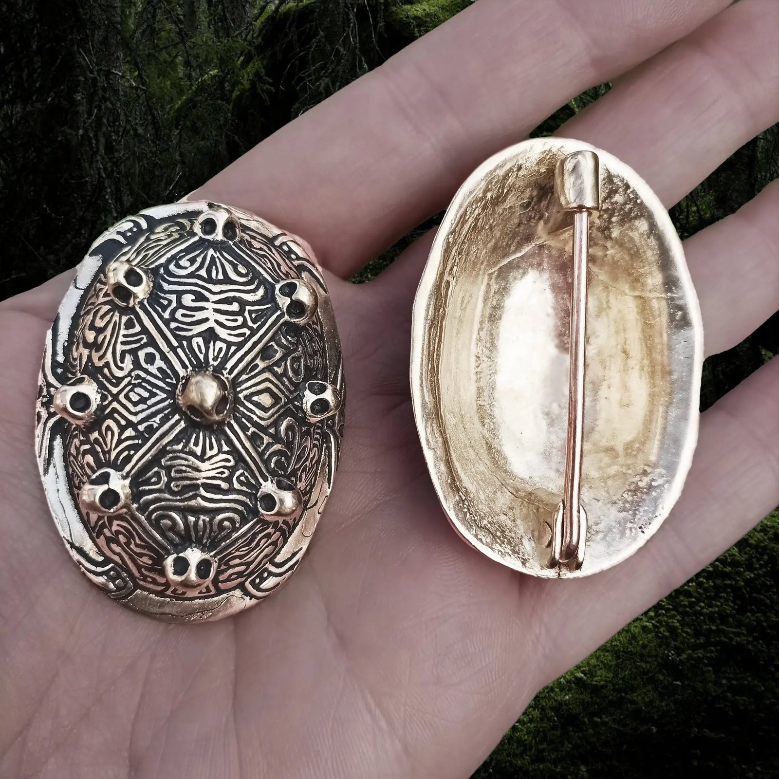 Bronze Viking Tortoise Brooches from Aland - Viking Jewelry