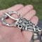 Silver Plated Oseberg Style Viking Buckle - Viking Belt Fittings