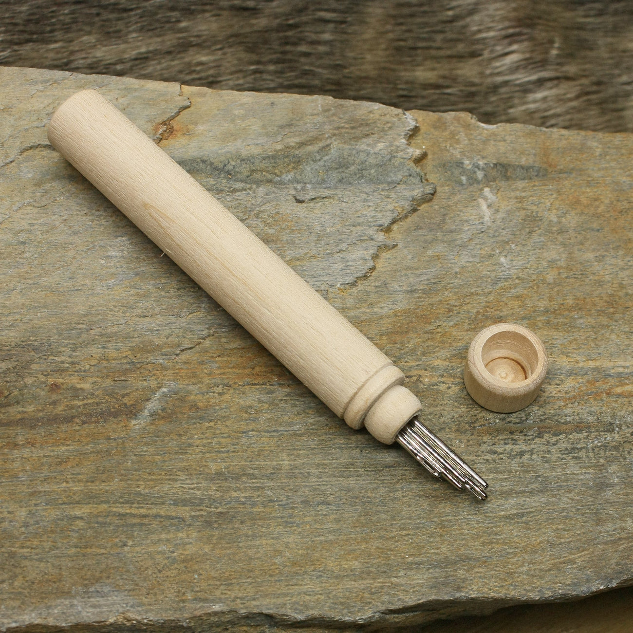 Wooden Viking / Medieval Needlecase