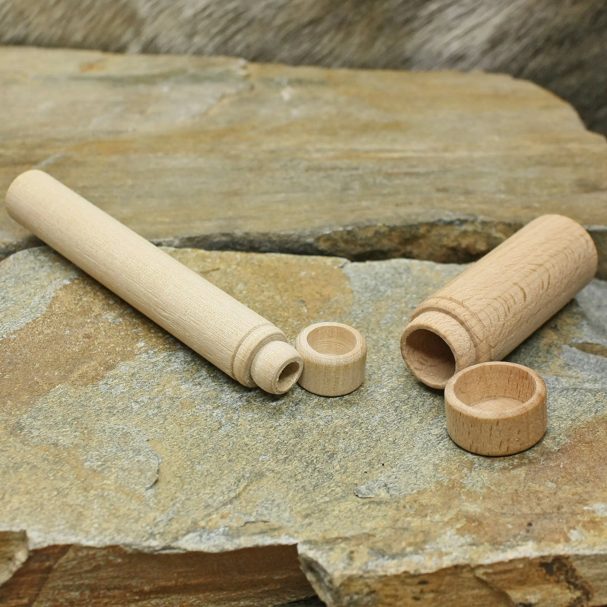 Wooden Viking / Medieval Needlecase - The Viking Dragon