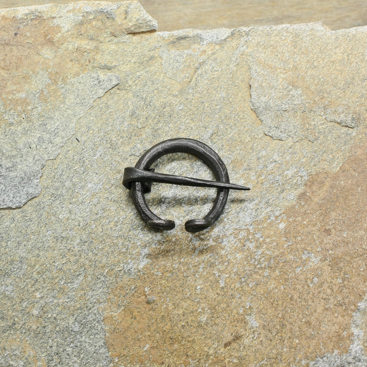 Iron Penannular Viking Brooch / Viking Cloak Pin, Clothing Accessories