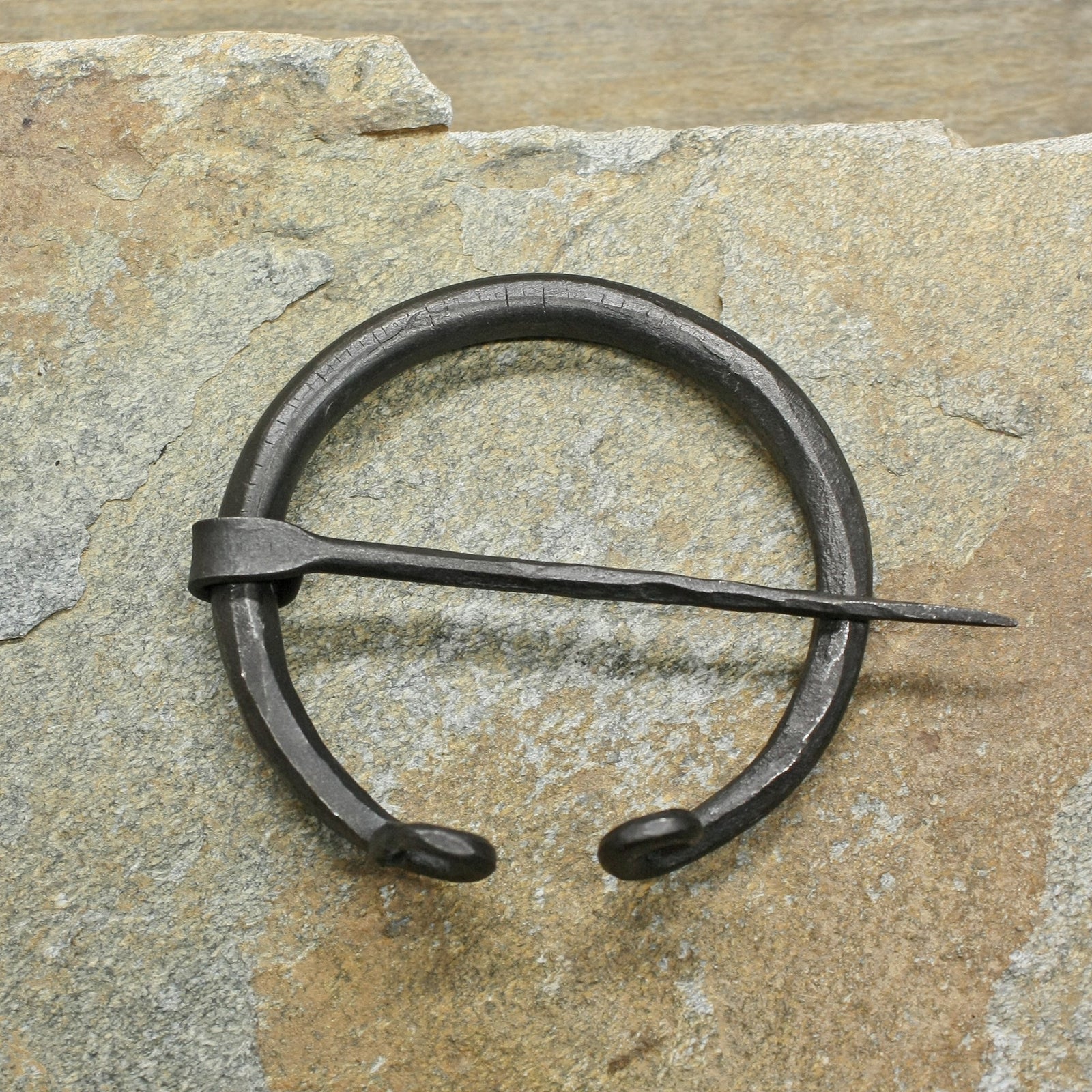 Iron Penannular Viking Brooch / Viking Cloak Pin, Clothing Accessories