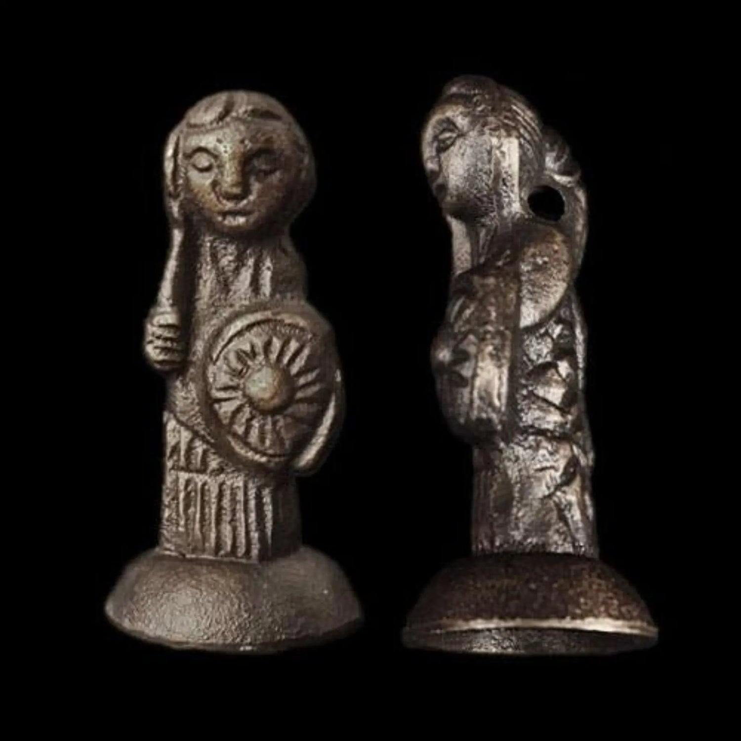 Bronze Valkyrie Statuette - Norse Asatru Figures