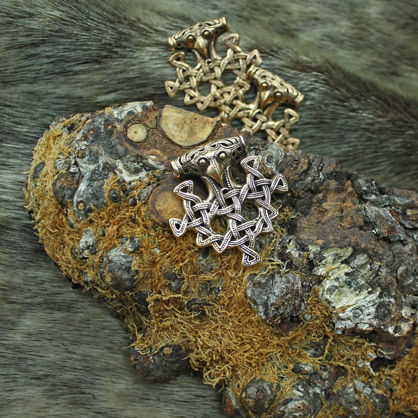 Bronze Hiddensee Replica Viking Thors Hammer Pendant