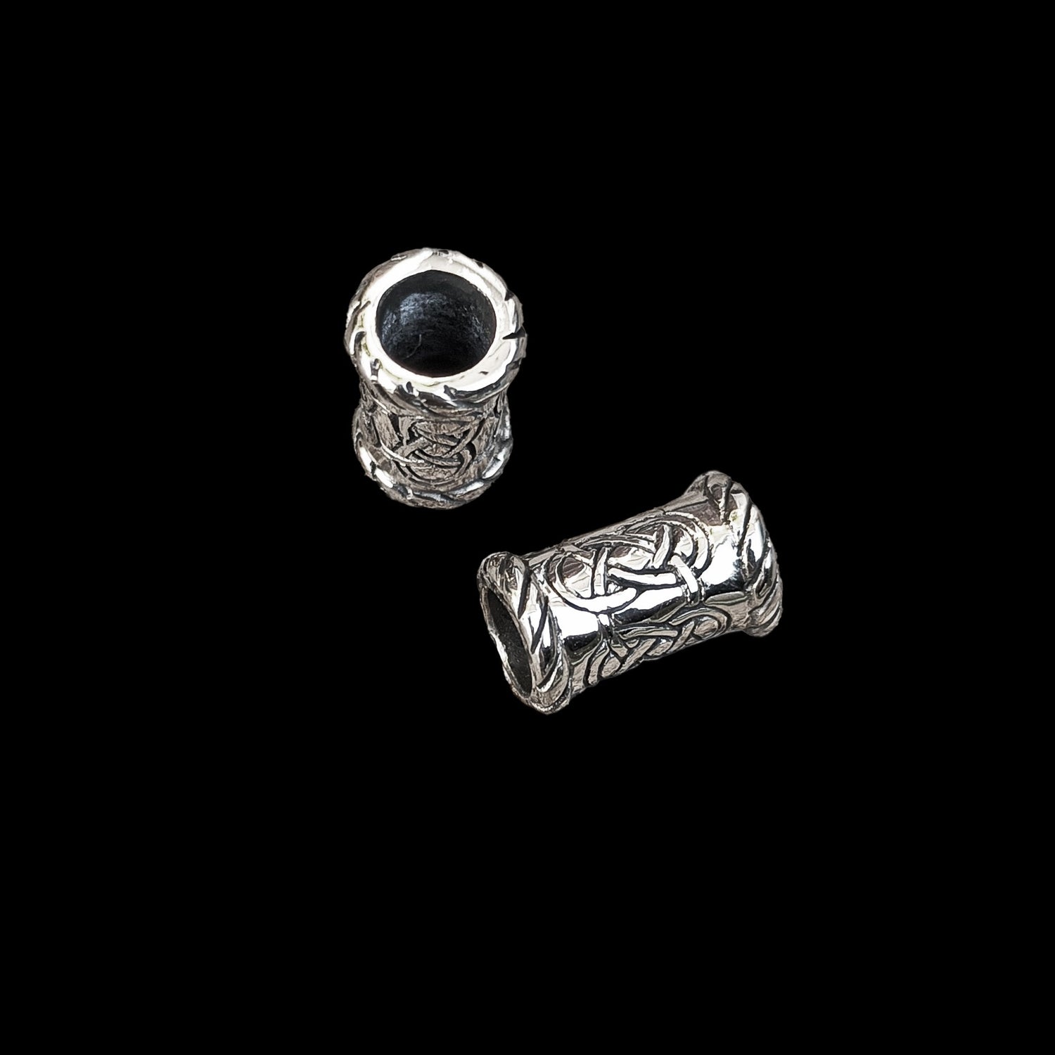 Small Knotwork Viking Beard Ring - Viking Jewelry by Kai Uwe Faust