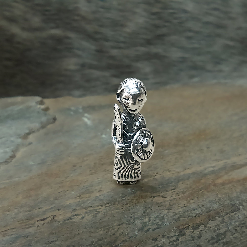 Silver Valkyrie Pendant in 925 Sterling Silver