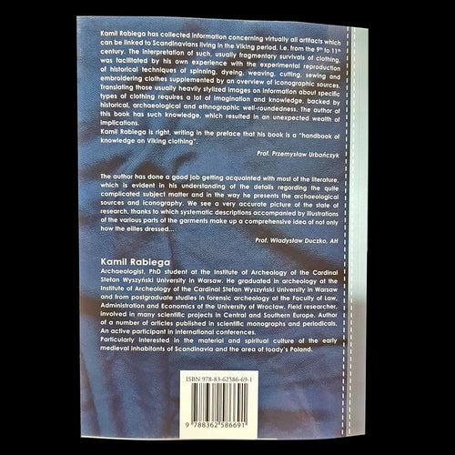 Viking Dress Code Book - Kamil Rabiega - Viking Costume History