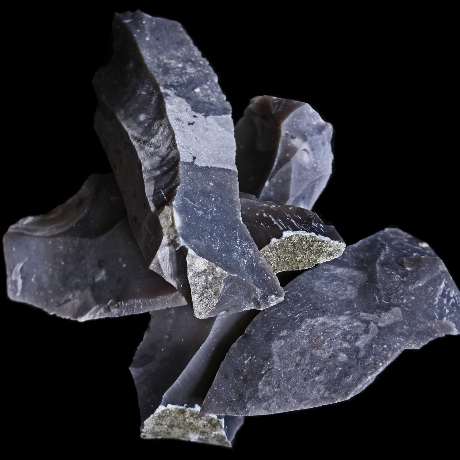 Large Flint Flakes for Fire Lighting or Flint Knapping